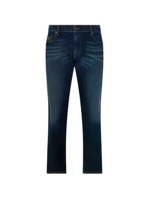 DIESEL® Faded Straight-leg Jeans - Blue