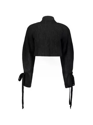 ELLERY Balloon-sleeve Cropped Sweatshirt