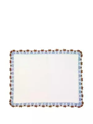 HOUSE OF CAPRICORN Leonor Hand-crocheted Placemat - White