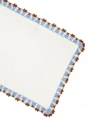 HOUSE OF CAPRICORN Leonor Hand-crocheted Placemat - White