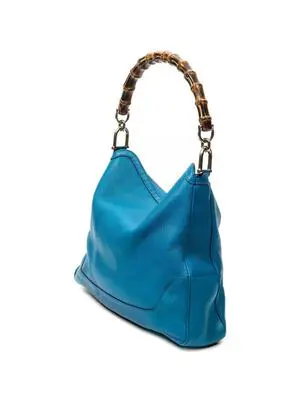 Gucci Bamboo Handle Leather Bag