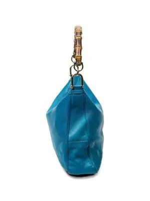 Gucci Bamboo Handle Leather Bag