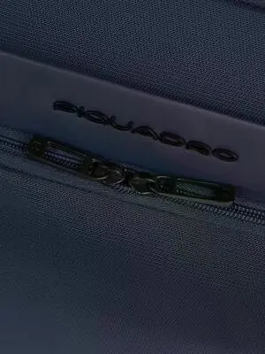 PIQUADRO Laptop Bag With Leather Trim