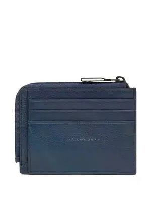 PIQUADRO Zipped Leather Zipped Coin Purse