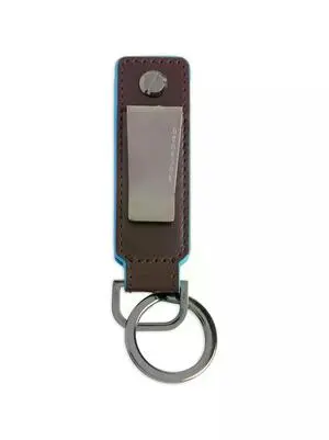 PIQUADRO Logo-debossed Keychain