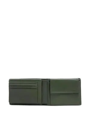 PIQUADRO Leather Flip-up Wallet
