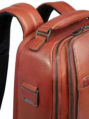 PIQUADRO Logo-plaque Backpack - Brown
