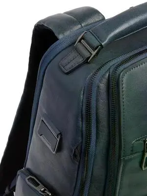 PIQUADRO Commute Leather Backpack