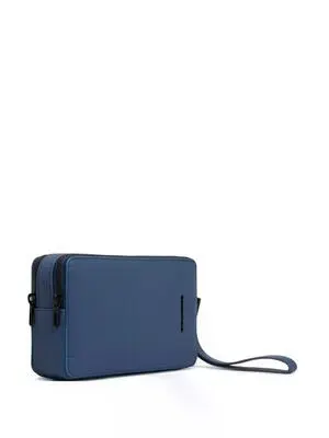 PIQUADRO Leather Wrist-strap Clutch Bag