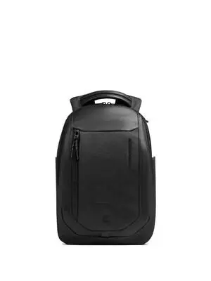PIQUADRO Leather-panelled Backpack - Black