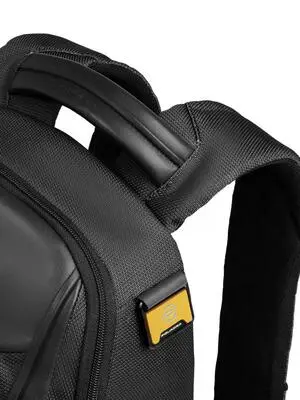 PIQUADRO Leather-panelled Backpack