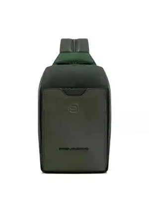PIQUADRO Leather Backpack - Green