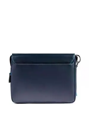 PIQUADRO Square Leather Crossbody Bag
