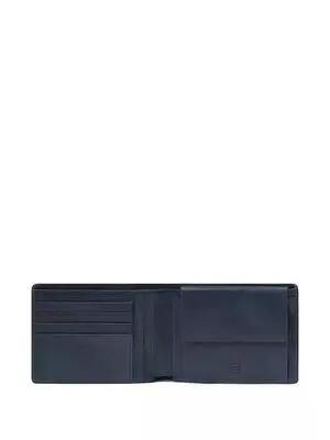 PIQUADRO Logo-plaque Leather Wallet