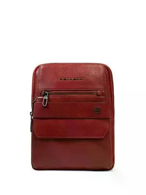 PIQUADRO Leather Ipad® Crossbody Bag - Brown
