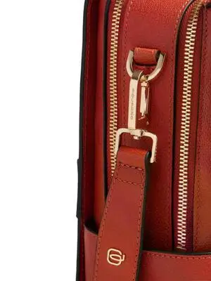 PIQUADRO Grained Leather Laptop Bag