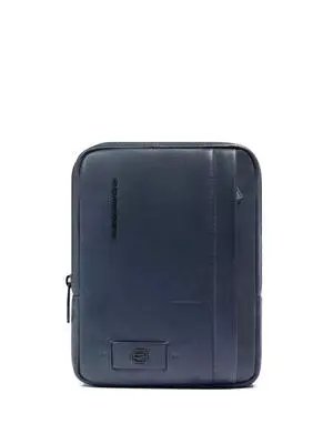 PIQUADRO Logo Plaque Crossbody Bag - Blue
