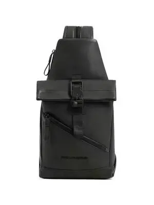 PIQUADRO Convertible Leather Sling Bag