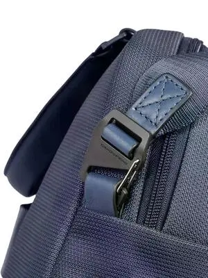 PIQUADRO Leather Trimmed Laptop Bag