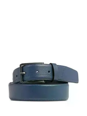PIQUADRO Solm Leather Belt - Blue