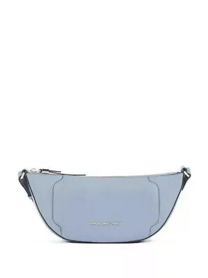 PIQUADRO Grained Leather Belt Bag - Blue