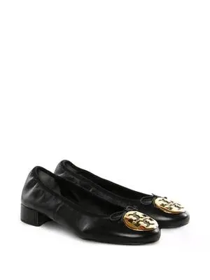 Tory Burch Reva Logo Plaque Pumps