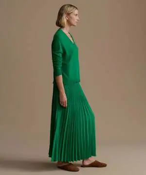 Jenni Kayne Pleated Skirt - Green