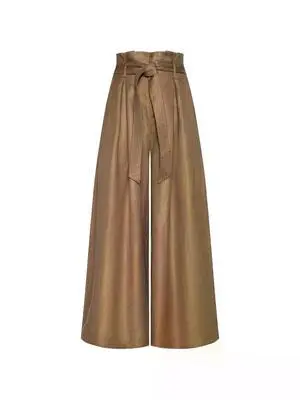 L'Agence Lowen Belted Palazzo Pants