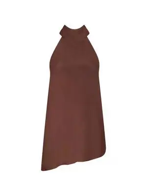 Federica Tosi Asymmetric Crepe Top