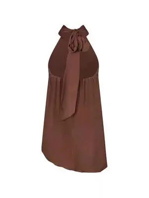 Federica Tosi Asymmetric Crepe Top