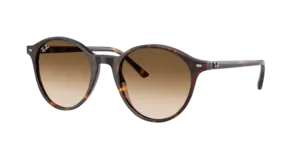 Ray-ban Tortoiseshell Round Frame Sunglasses - Blue