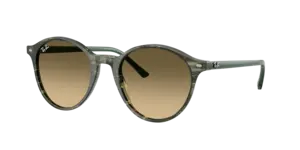 Ray-ban Tortoiseshell Round Frame Sunglasses - Brown