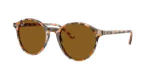 Ray-ban Ray-Ban Tortoiseshell Round Frame Sunglasses Brown