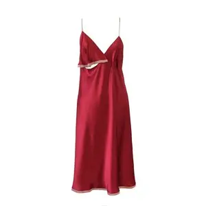 CREASE Silk Slip Dress