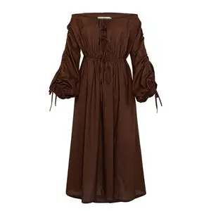 STATE OF GEORGIA Salt And Sea" Maxi Dress - Brown