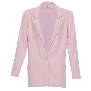 STATE OF GEORGIA The Linen Blazer - Pink