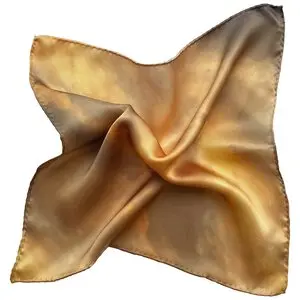 CREASE Silk Pocket Square - Gold