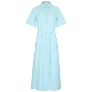 STATE OF GEORGIA The Destination Dress Aqua - Blue