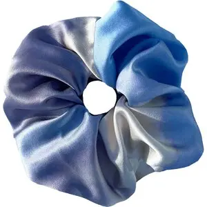 CREASE Sunrise Silk Scrunchie - Blue