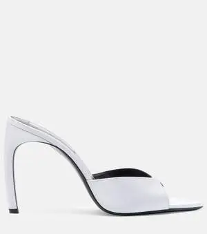 Victoria Beckham Harlow Satin Sandals - Grey