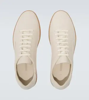 Zegna 232 Leather Sneakers - White