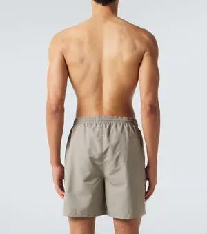 Brunello Cucinelli Logo Swim Trunks - Green