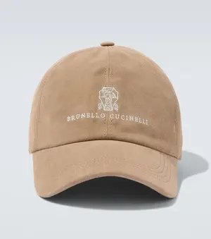 Brunello Cucinelli Brunello Cucinelli Suede Baseball Cap Beige