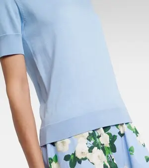 Carolina Herrera Silk And Cotton Sweater