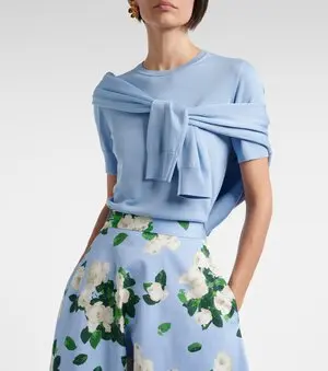Carolina Herrera Silk And Cotton Sweater