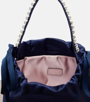 JIMMY CHOO Drawstring Embellished Mini Bag