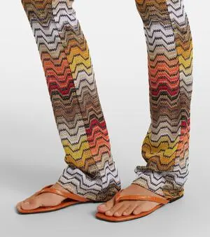 Missoni Wave Lamé Slim Pants