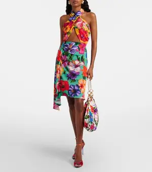 Dolce & Gabbana Medium Floral Shoulder Bag