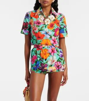 Dolce & Gabbana Floral Cotton Shorts - Multicoloured