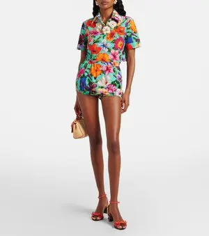 Dolce & Gabbana Floral Cotton Shorts - Multicoloured